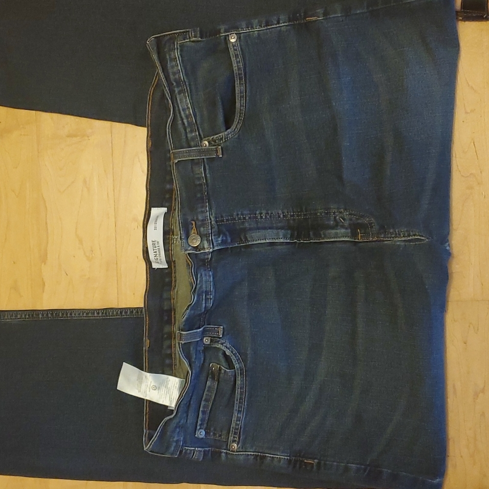 Levi Straus & Co. Signature S51 Straight Mens Jeans 4… - Gem